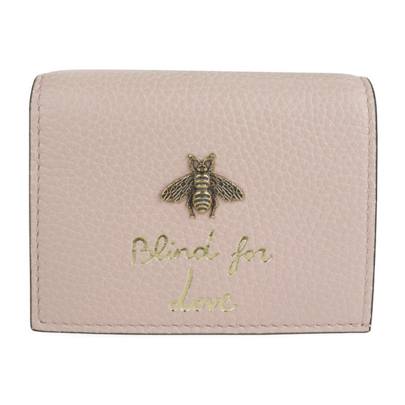 Gucci | Bags | Gucci Animalier Bee Compact Wallet Pink | Poshmark